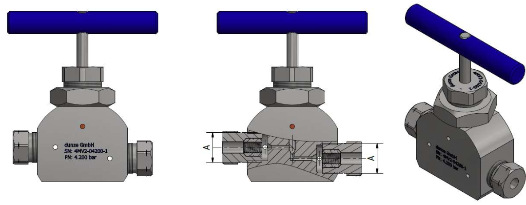 Handventil - Durchgängig - dunze GmbH